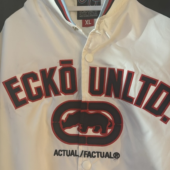 Ecko Unlimited | Jackets & Coats | Ecko Unltd White Black And Red Light ...